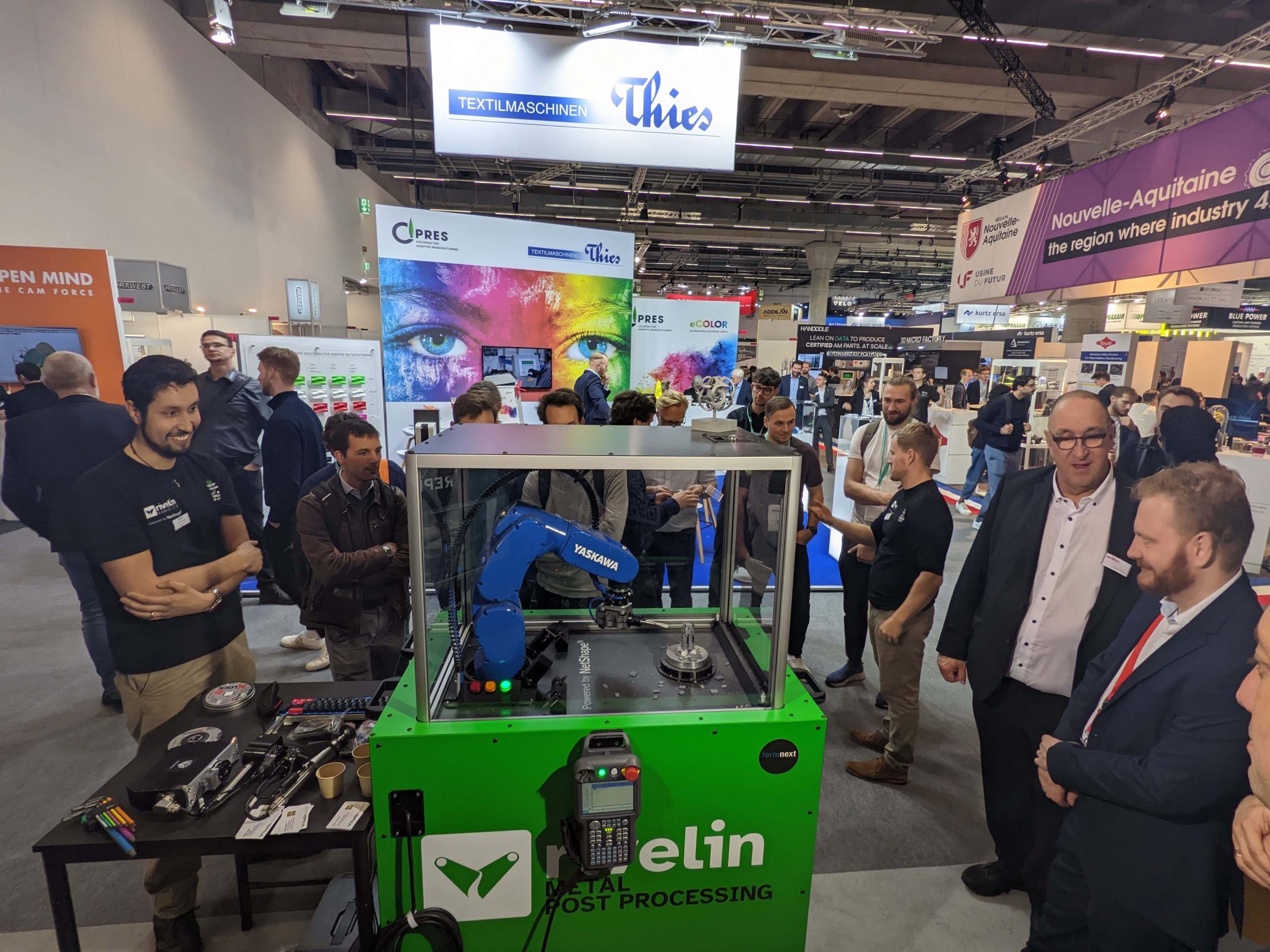 Formnext 2022: Rivelin inspires with demonstrations of its NetShape robot