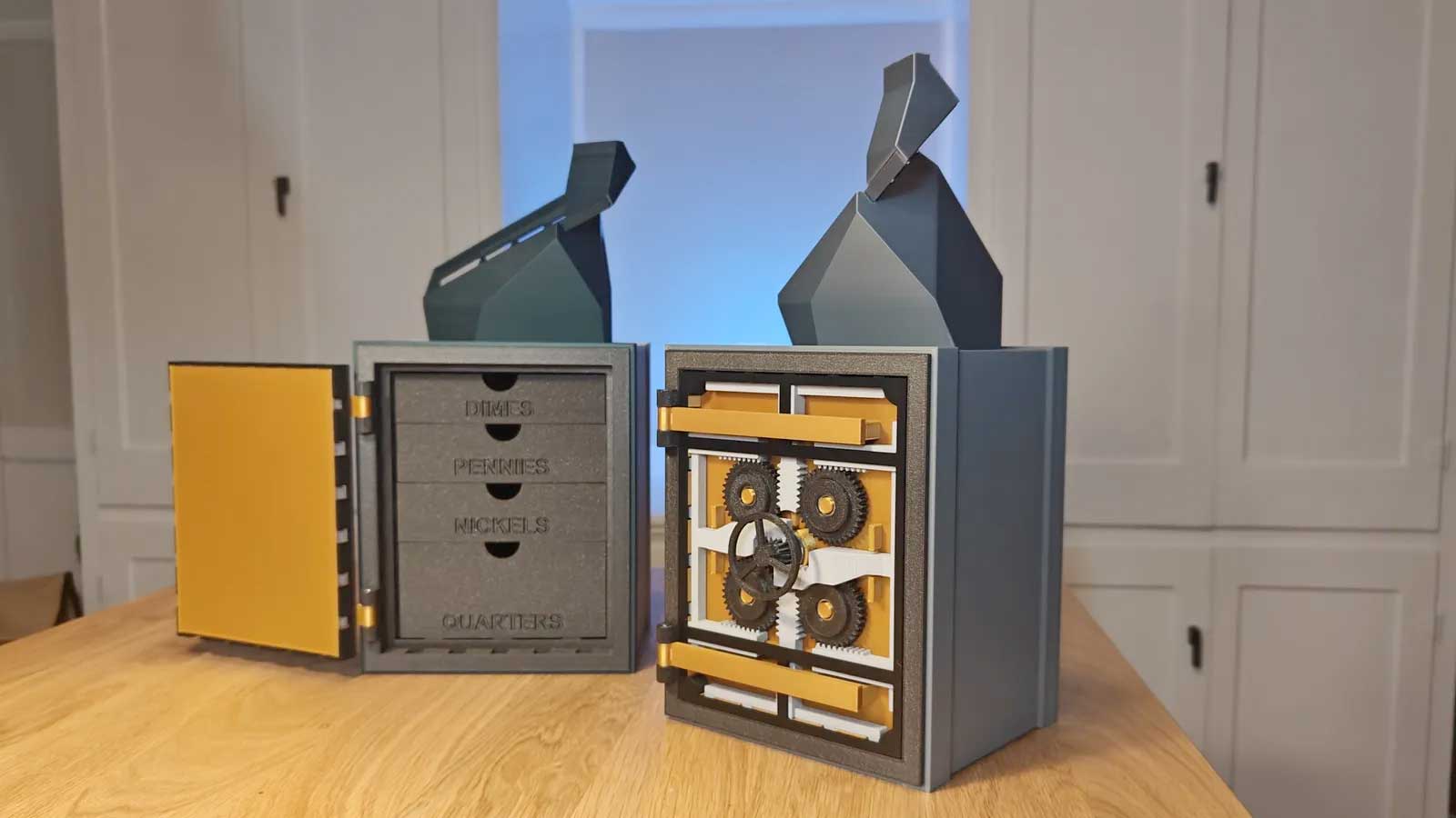 YouTuber 3D prints money box with automatic coin sorter