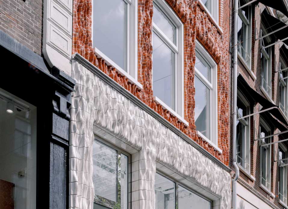 Studio RAP 3D prints ceramic tiles and red bricks for Amsterdam ...