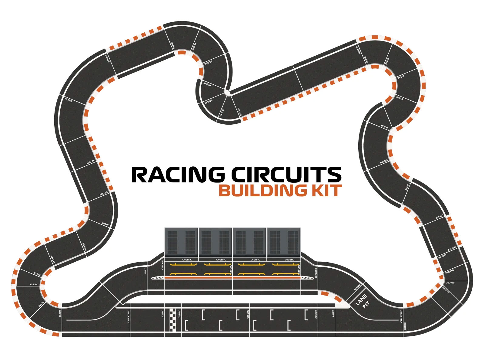 Maker presents free model for 3D-printed Formula 1 race tracks for toy cars