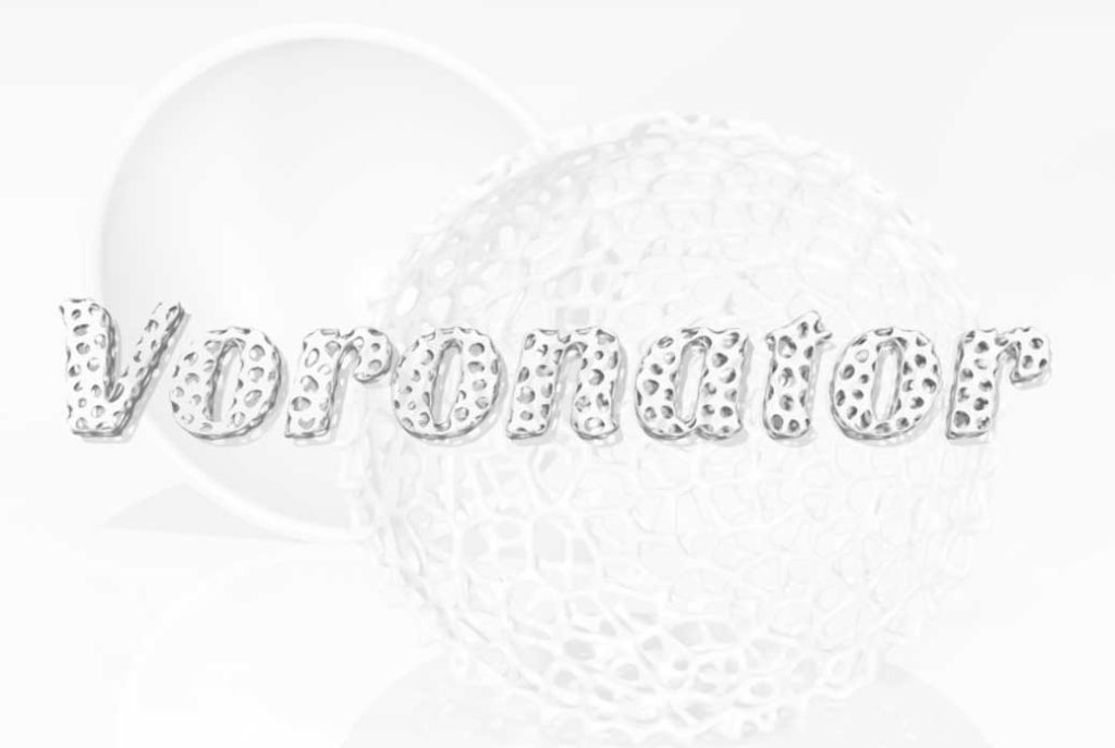 Free generator for Voronoi effects on 3D-printed models