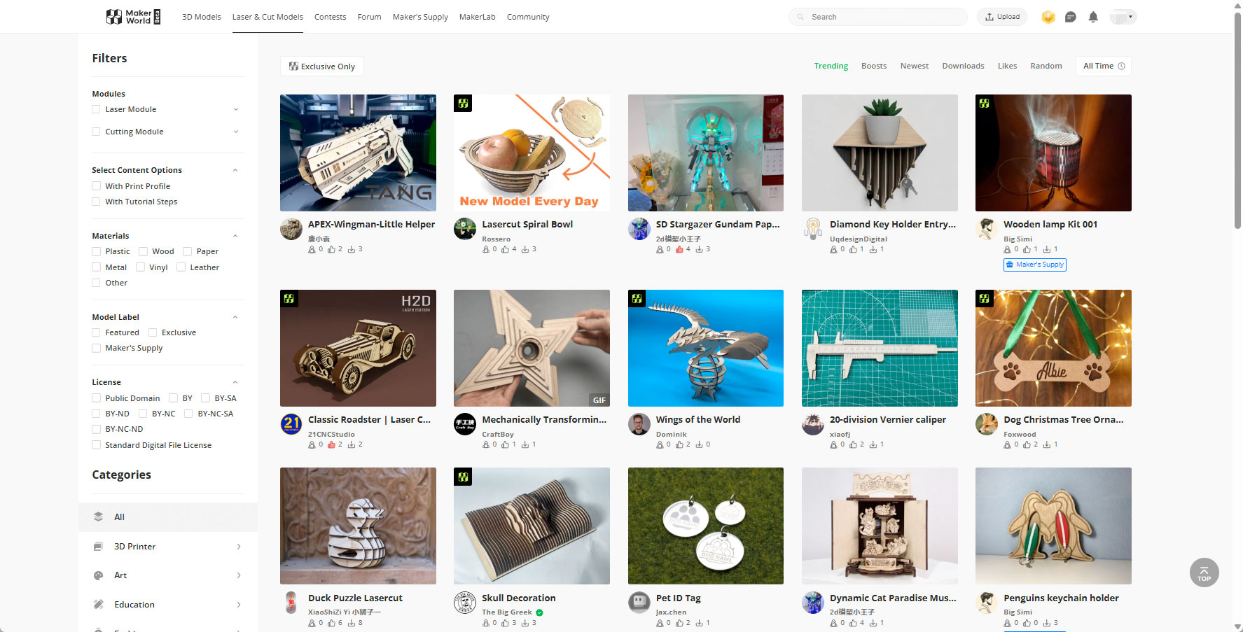 Bambu Labs MakerWorld expands platform with laser and cut model functions