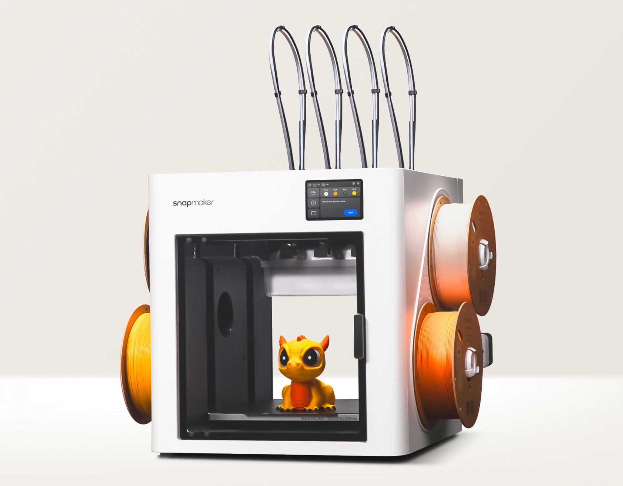 Snapmaker U1 launches on Kickstarter: Four print heads for multi-material 3D printing