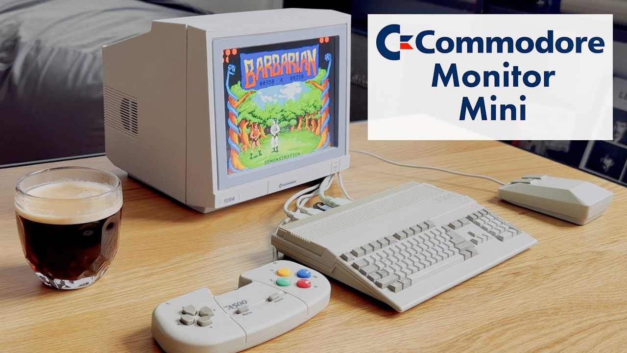 Mini Commodore 1084 from a 3D printer: YouTuber builds 8-inch monitor ...