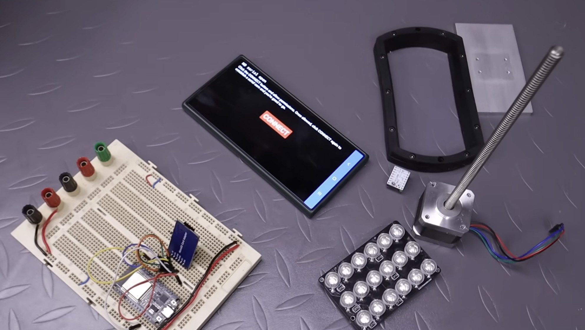 YouTuber builds MSLA 3D printer from old Android smartphones for $60